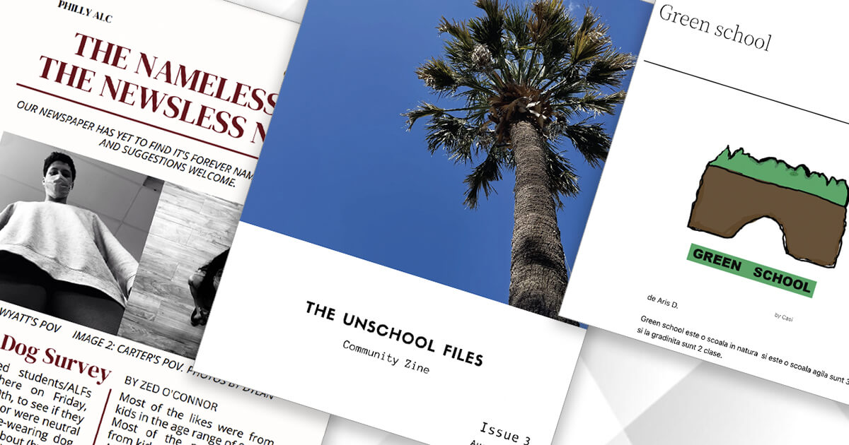 Self-Directed Zines and Newspapers | Alliance for Self-Directed Education